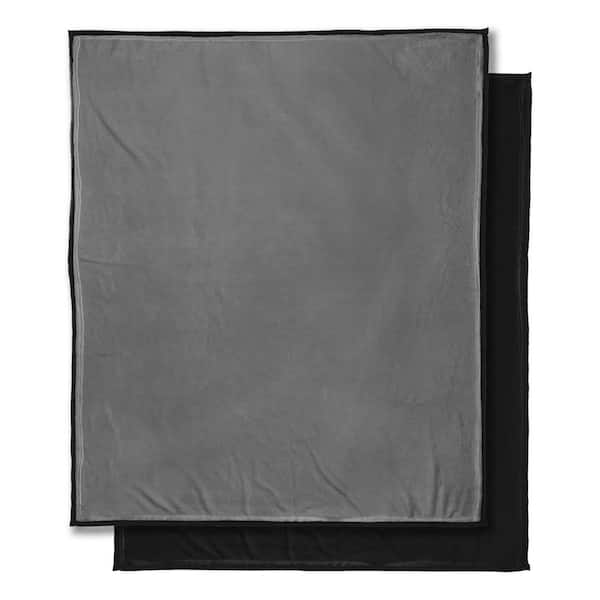 THE NORTHWEST GROUP Maximus Weighted Blanket Platinum/Black Weighted ...