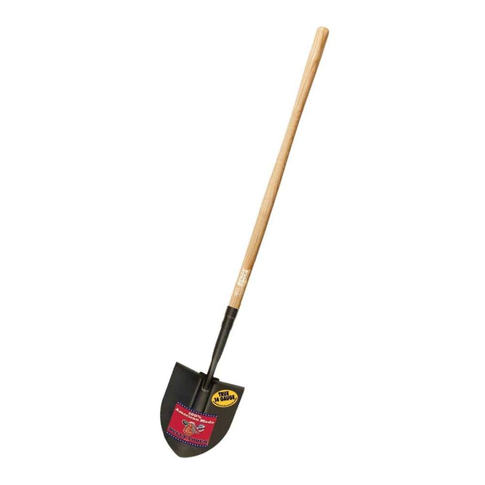 Bully Tools 12-Gauge Irrigation Shovel with American Ash Long Handle ...