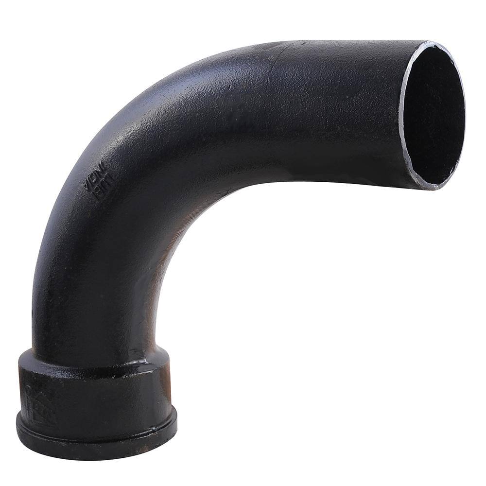 4 in. Cast Iron Long Sweep 1/4 Bend 610 SP30-4 - The Home Depot