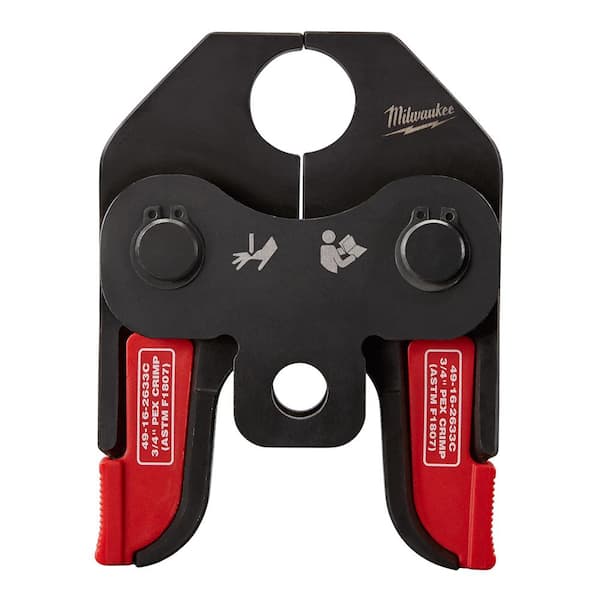 Milwaukee M18 3/4 in. PEX Crimp Press Tool Jaw 49-16-2633C - The Home Depot