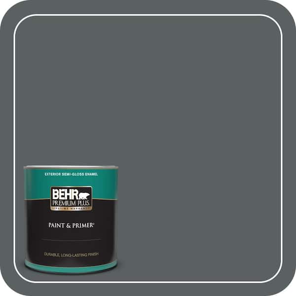 BEHR PREMIUM PLUS 1 qt. #720F-6 Paramount Semi-Gloss Enamel Exterior ...