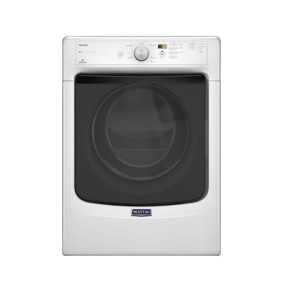 Maytag Maxima 7.3 cu. ft. Electric Dryer in White, ENERGY STAR ...