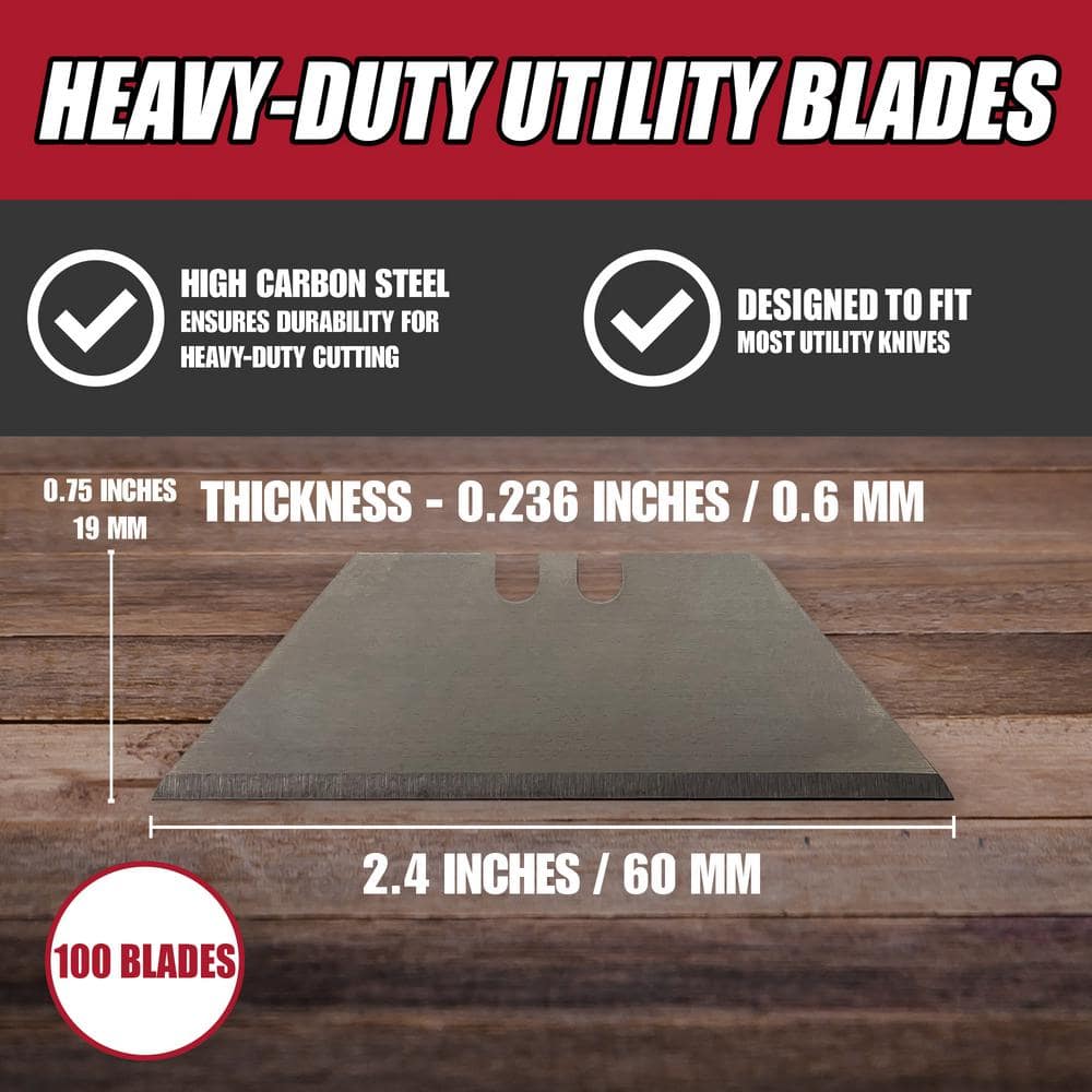 Husky Drywall Blades (100-Pieces) HKY00068 - The Home Depot