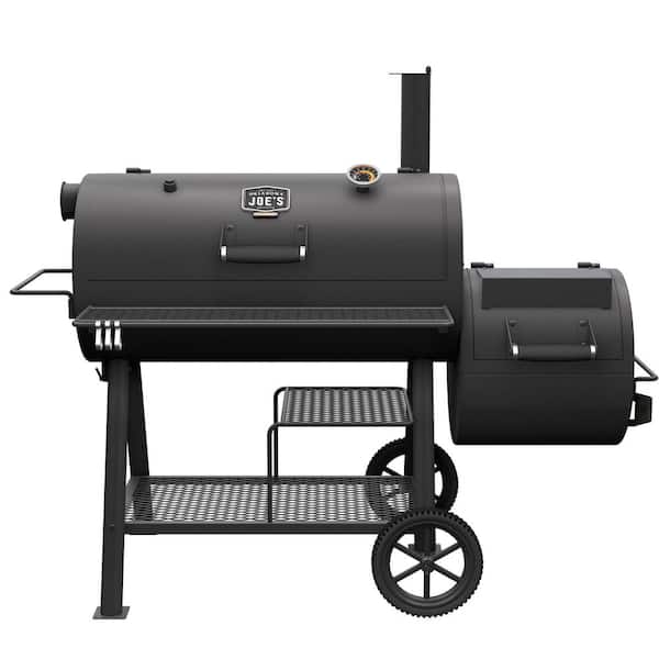 Nexgrill Oakford 1150 Reverse Flow Offset Smoker Charcoal Grill in ...