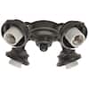 Hunter 4-Light New Bronze 2.25 in. Ceiling Fan Fitter 99143 - The Home ...