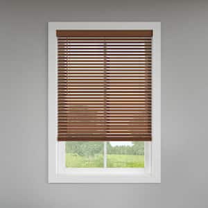 Levolor Classic Value White Cordless Room Darkening Faux Wood Blinds ...