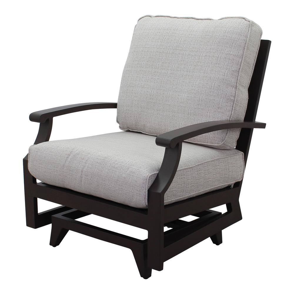 Courtyard Casual Madison Aluminium Frame Fabric Club Chair in Powder ...
