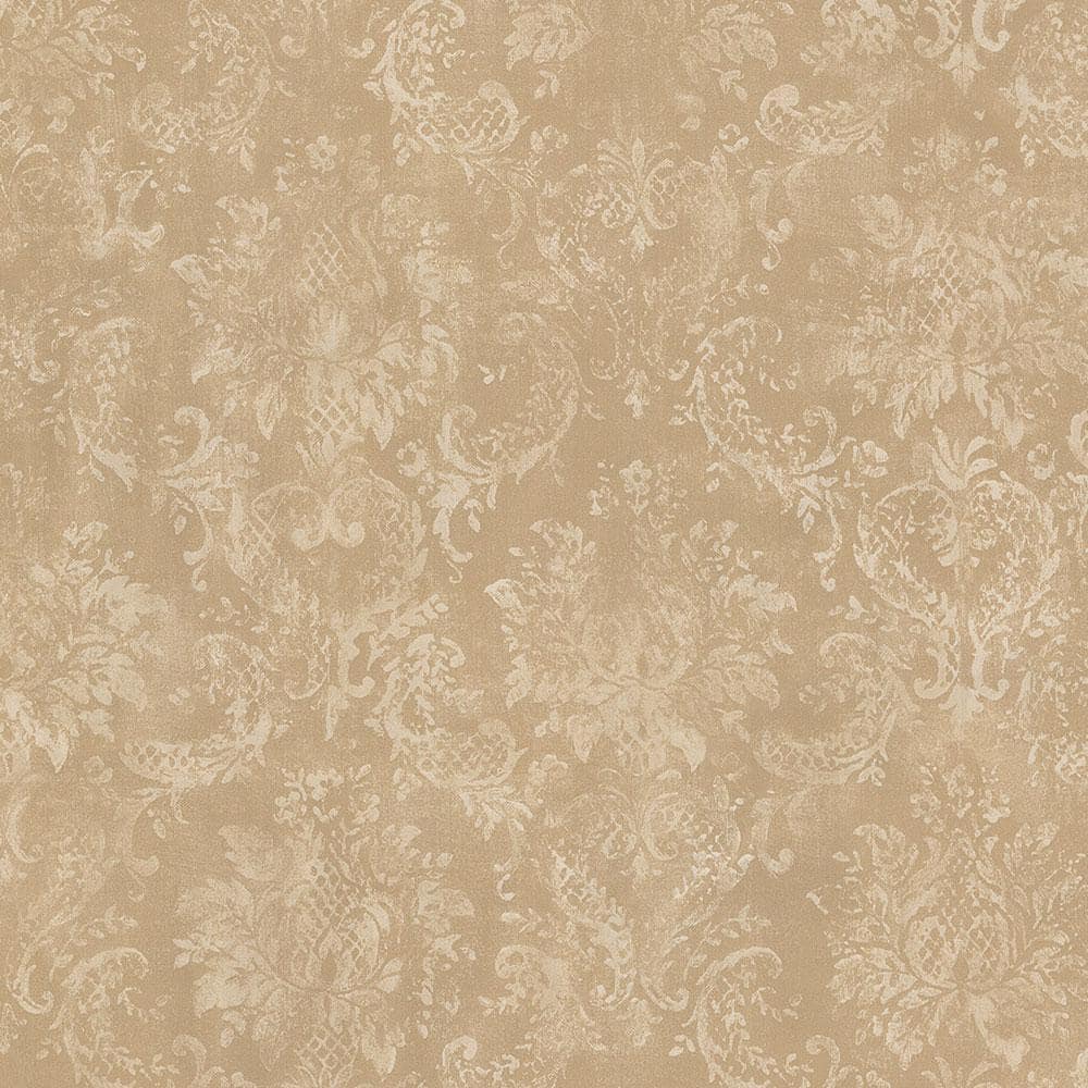 Norwall Canvas Damask Vinyl Roll Wallpaper (Covers 55 sq. ft.) HB24130 ...