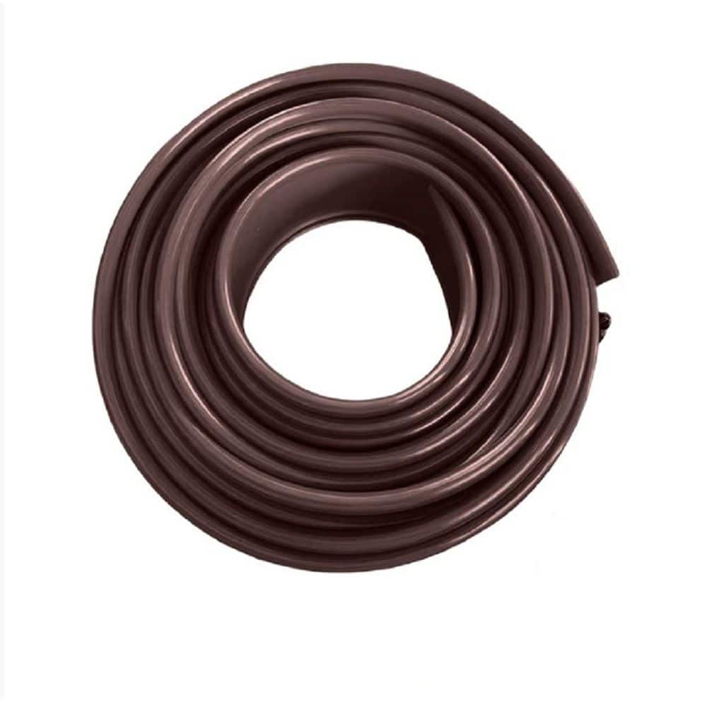 Pro Space 4 in x 60 ft. Plastic Landscape Edging with Double Ridge ...