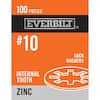 Everbilt #10 Zinc-Plated Steel Internal Tooth Lock Washer (100-Piece per Pack) 800602 - The Home ...