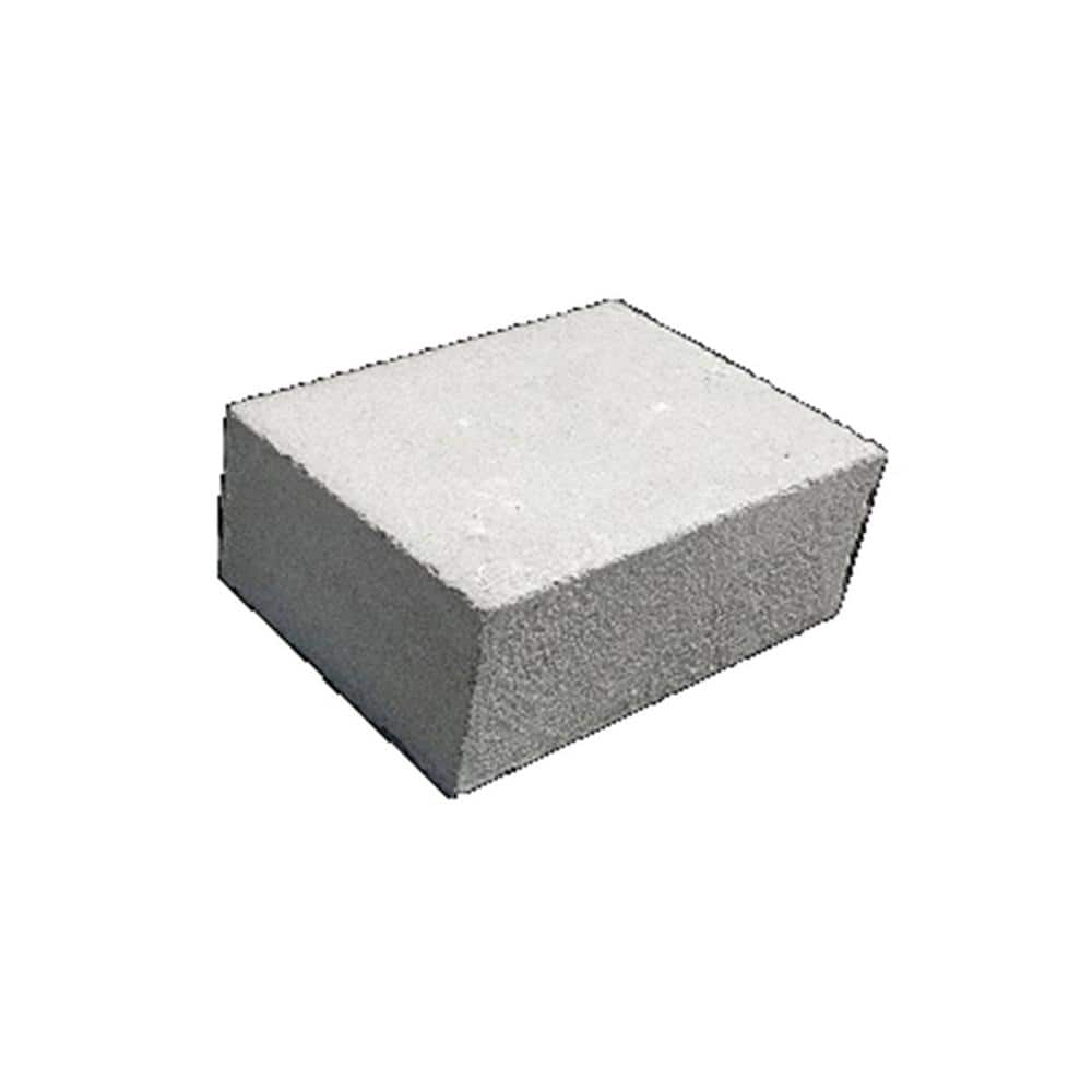 NUCAST NuCast 10.5 in. x 4 in. x 7 in. Precast Concrete 2-HI Step Riser ...