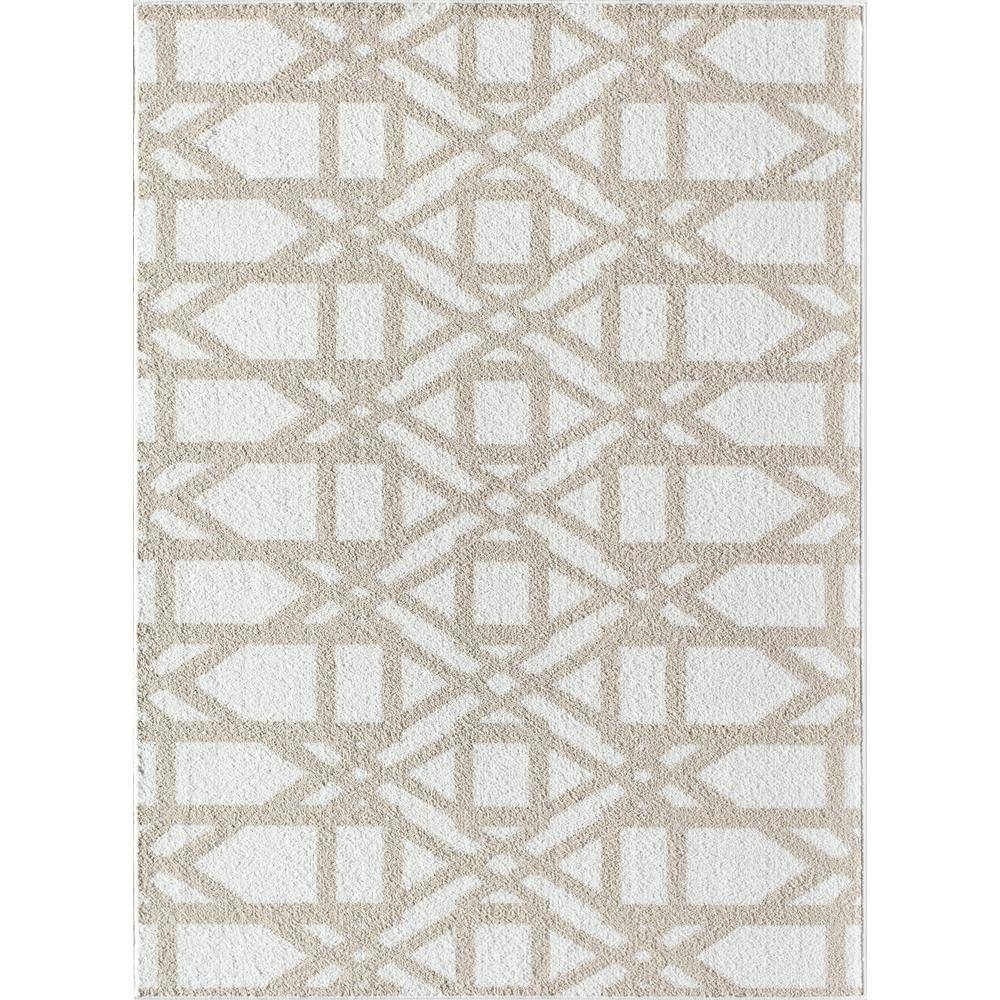 Rugs America Miko Milk and Honey Beige 5 ft. x 7 ft. Area Rug RA29110 ...