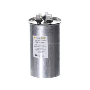 Packard 45+7.5 MFD 440/370V Dual Voltage Round Run Capacitor TRCFD4575 ...