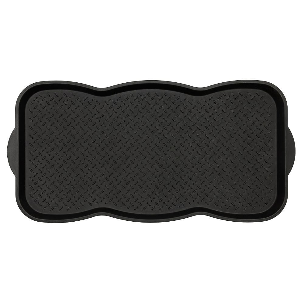 Mohawk Home Black 19 in. x 39.5 in. Oversized Multi Purpose Utility ...