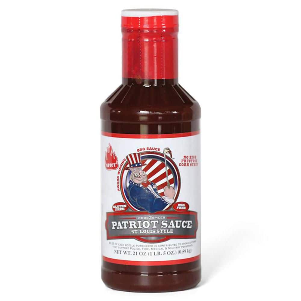 Code 3 Spices Code 3 Spices Spicy St. Louis Style BBQ Sauce 18 oz ...