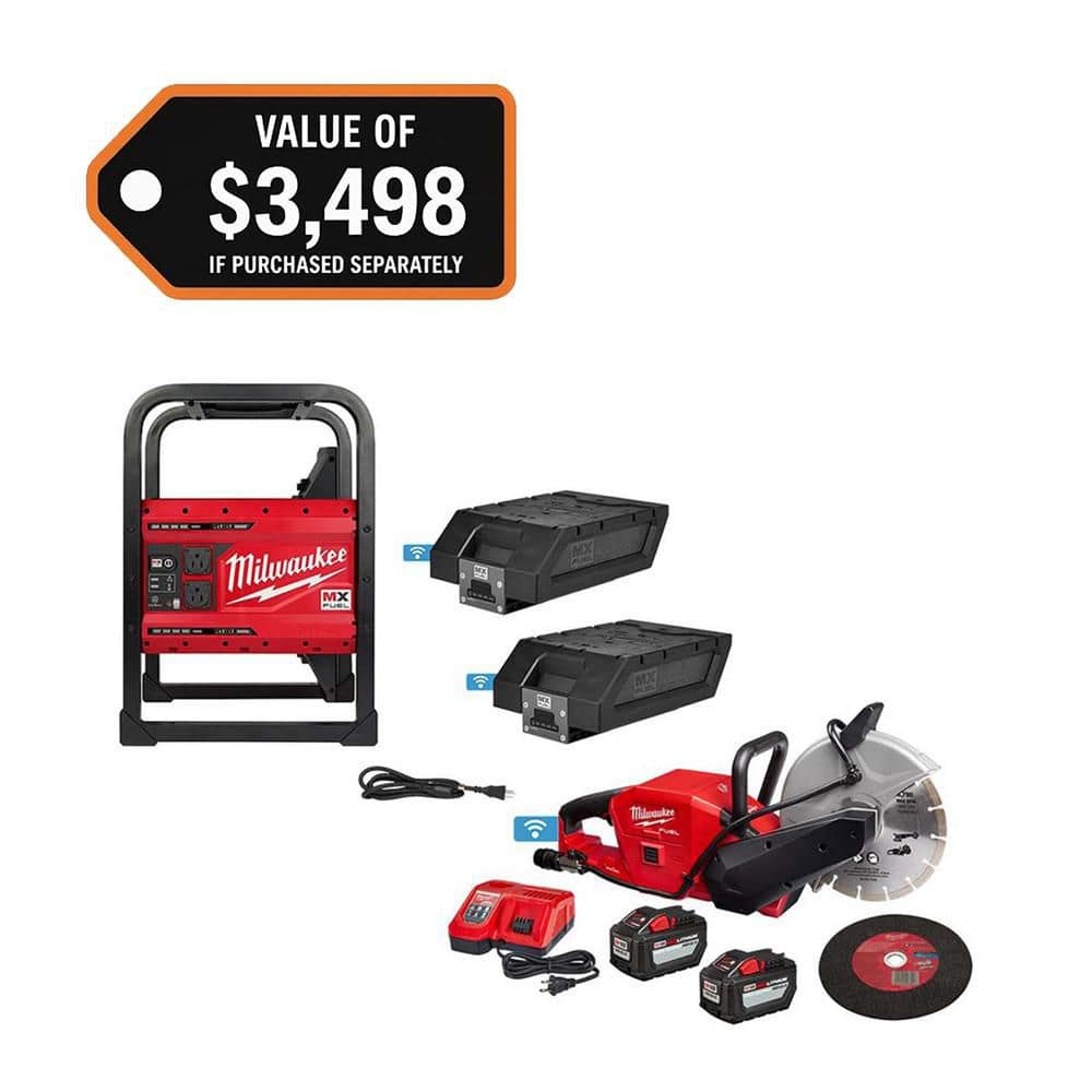 Milwaukee MX FUEL 3600-Watt/1800-Watt Battery Powered Push Start ...