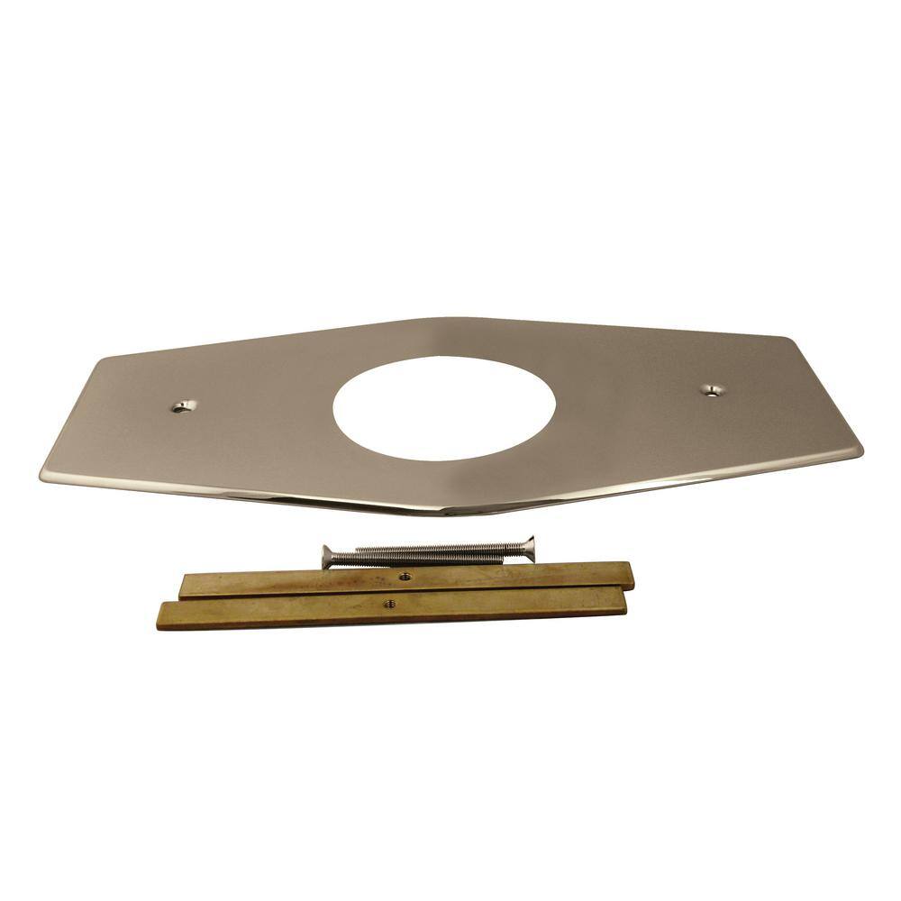 Westbrass One-Hole Remodel Cover Plate for Mixet Bathtub and Shower ...
