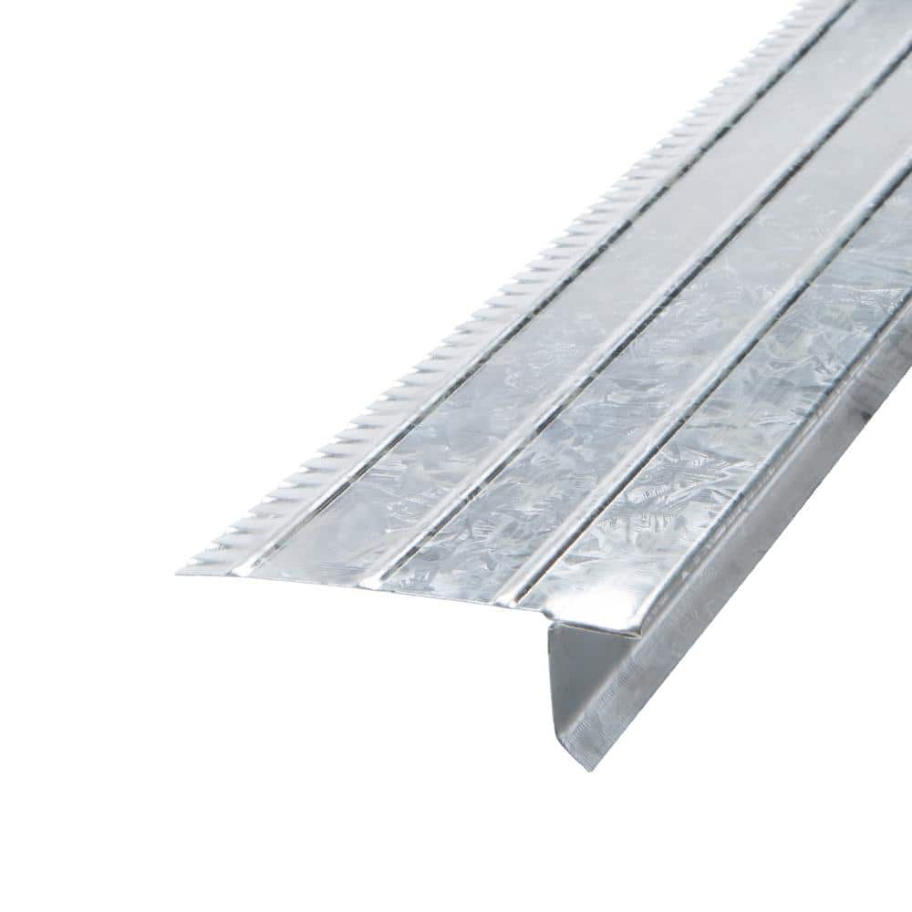 Amerimax Home Products F5 x 10 ft. Heavy Duty Mill Finish Galvanized ...