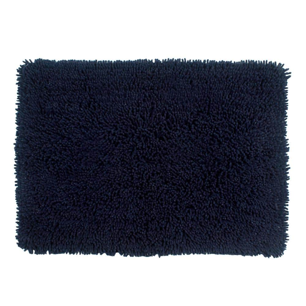HOME WEAVERS INC Shaggy Lux Bath Rug 100% Cotton Bath Rugs Set, 24x36 ...