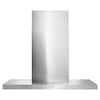 Whirlpool 30 in. Steel Wall Mount Flat Range Hood in Stainless Steel ...