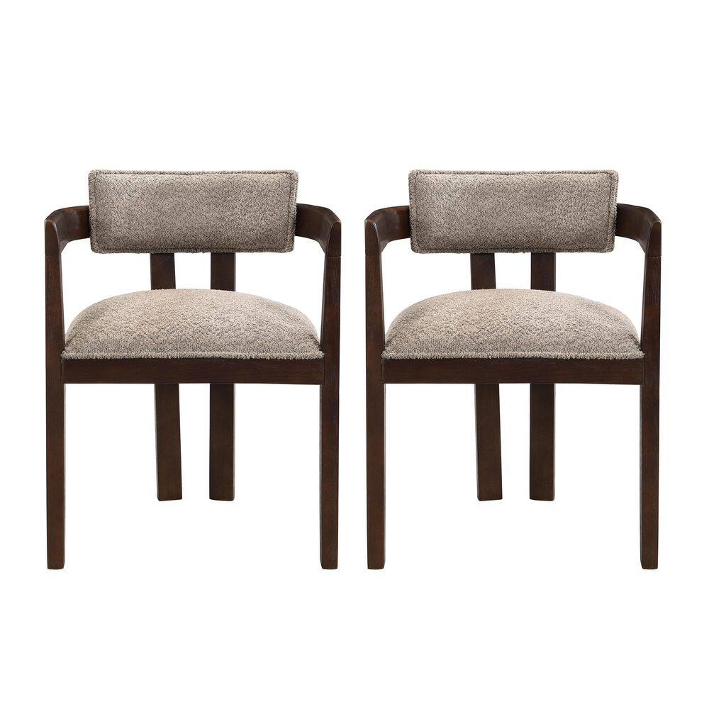 CHRISTOPHER KNIGHT HOME Rovelle Modern Boucle Upholstered Solid Wood ...