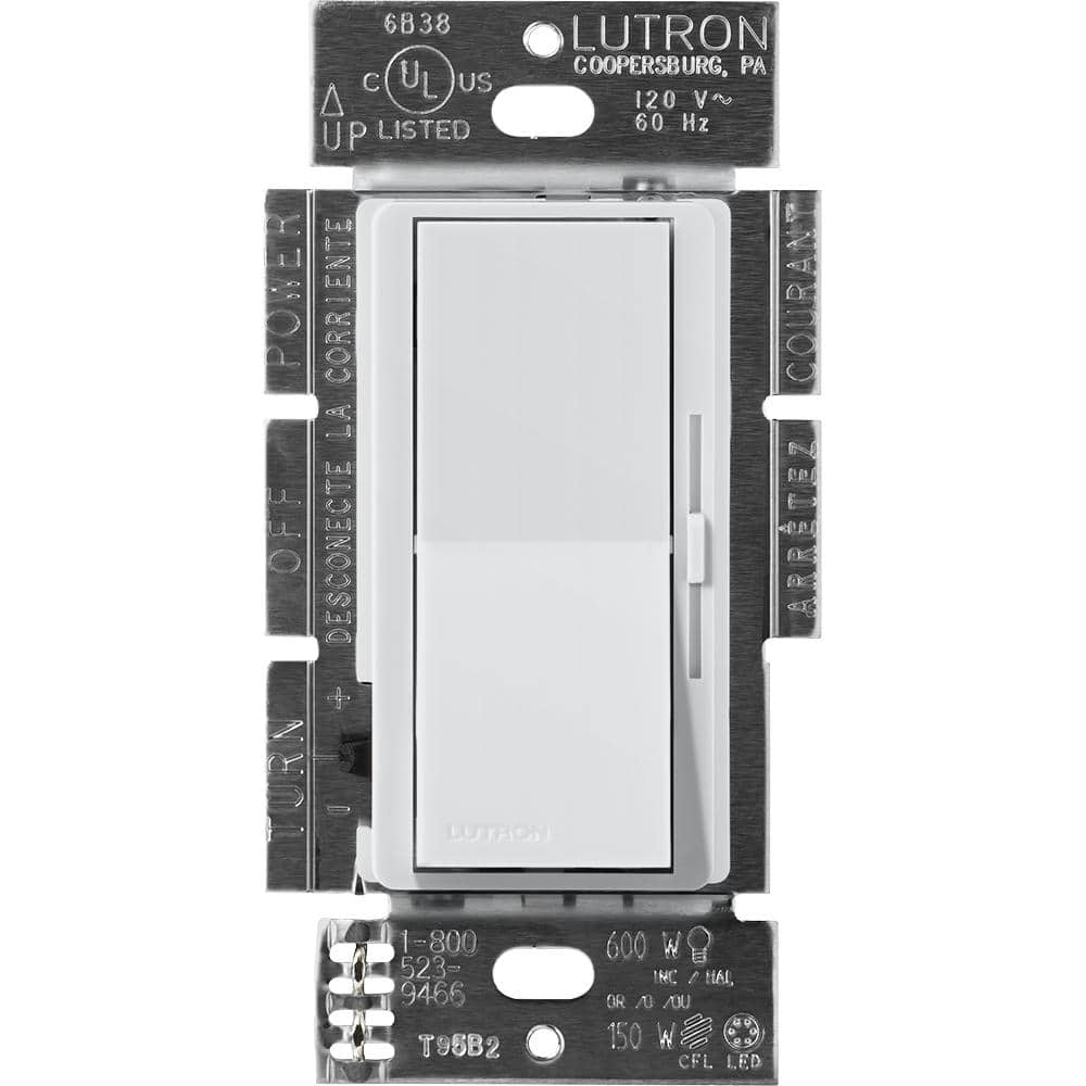 Lutron Diva Dimmer Switch for Magnetic Low Voltage, 600-Watt/Single ...