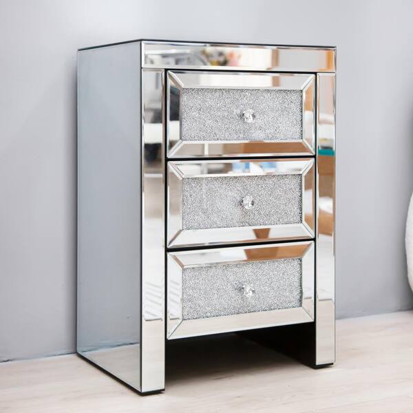 Home depot mirrored nightstand store