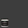 BEHR DYNASTY 8 oz. #PPF-59 Raven Black Semi-Gloss Enamel Stain-Blocking ...