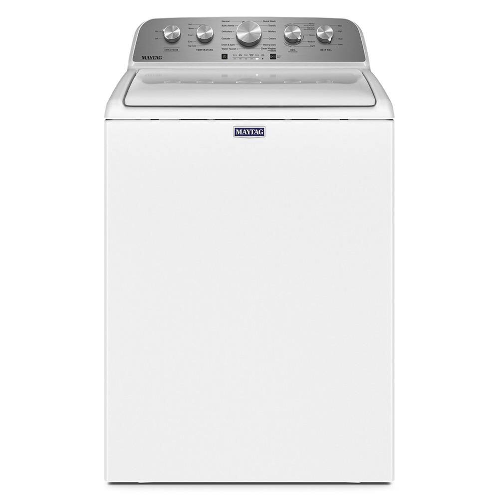 Maytag 4.5 cu. ft. High-Efficiency White Top Load Washer Machine with ...