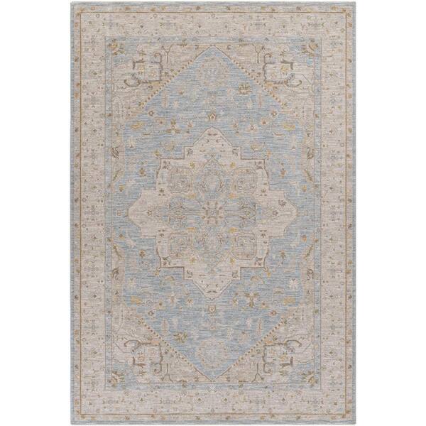 Livabliss Avant Garde Gray Traditional 9 ft. x 12 ft. Indoor Area Rug ...