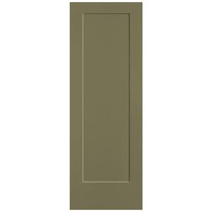 Masonite 28 in. x 80 in. 1-Panel Lincoln Park Single Bore Solid Core ...