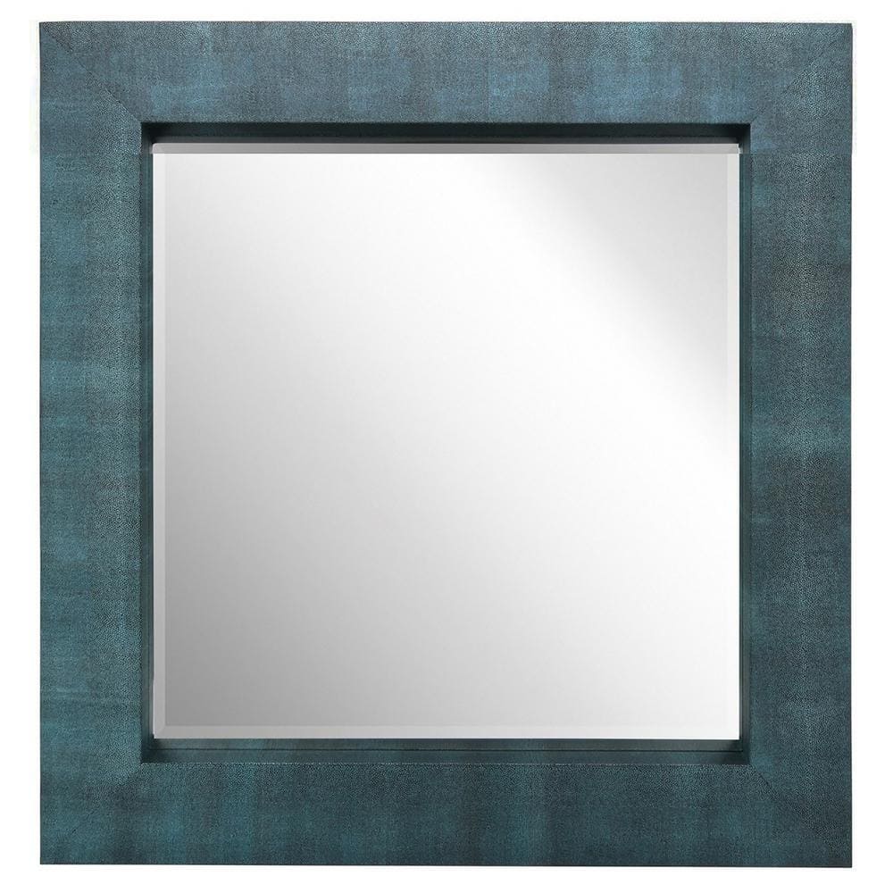 Empire Art Direct Large Square Black Hooks Modern Mirror (48 in. H x 48 ...