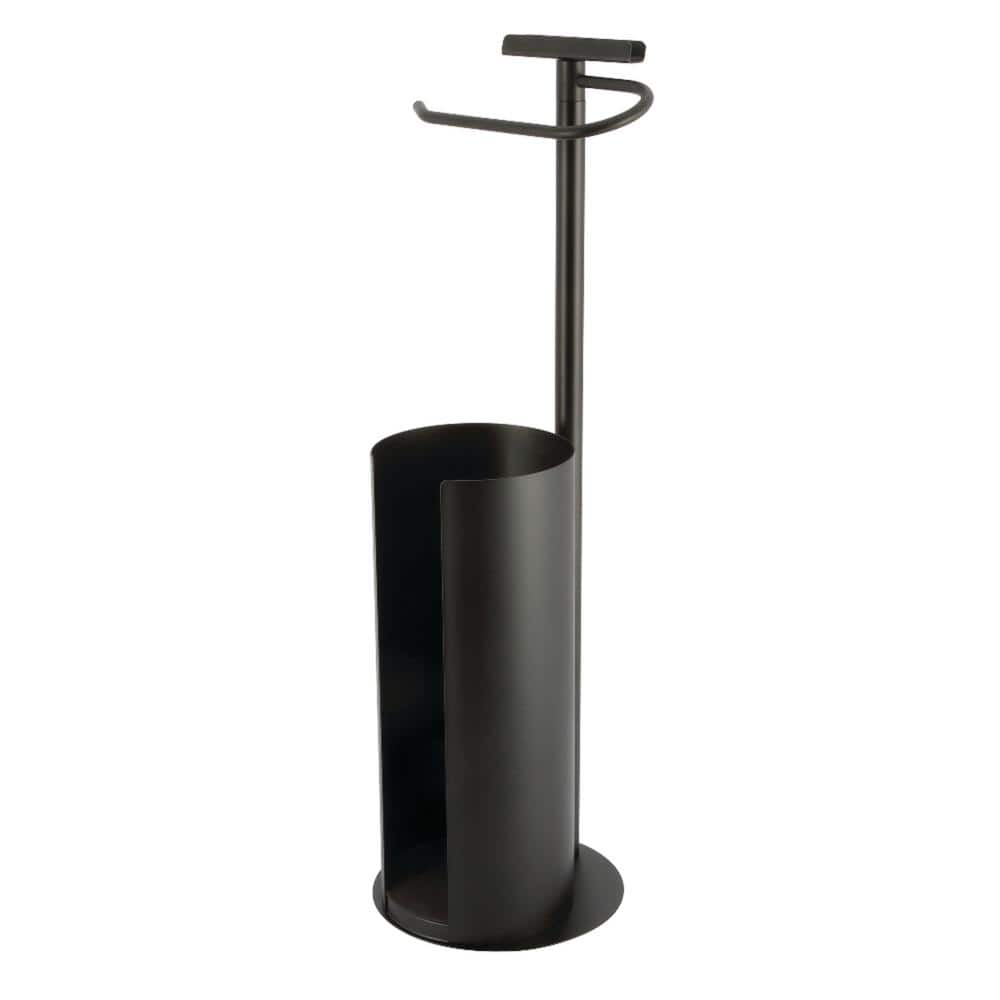Kingston Brass Continental Freestanding Toilet Paper Holder in Matte ...