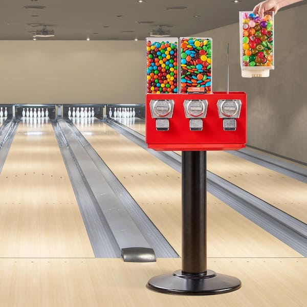 SVOPES Triple Compartment Candy Vending Machine, Coin Operated ...