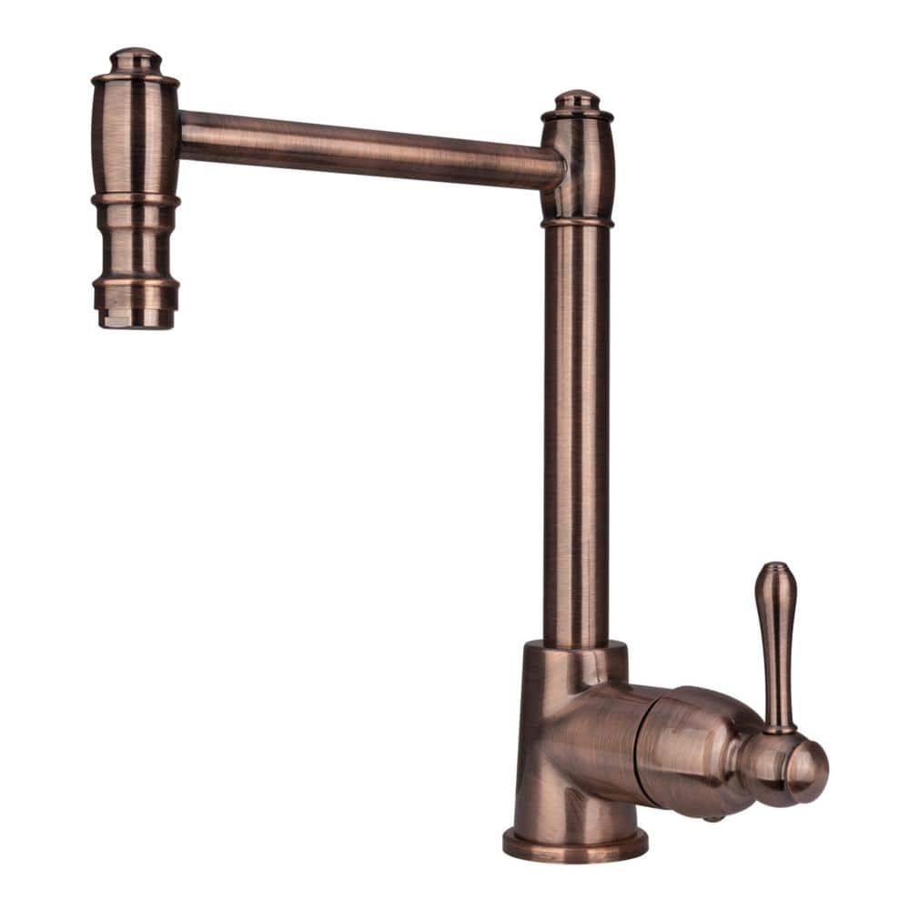 Akicon Single Handle Bar Faucet in Antique Copper AK96118P2-AC - The ...