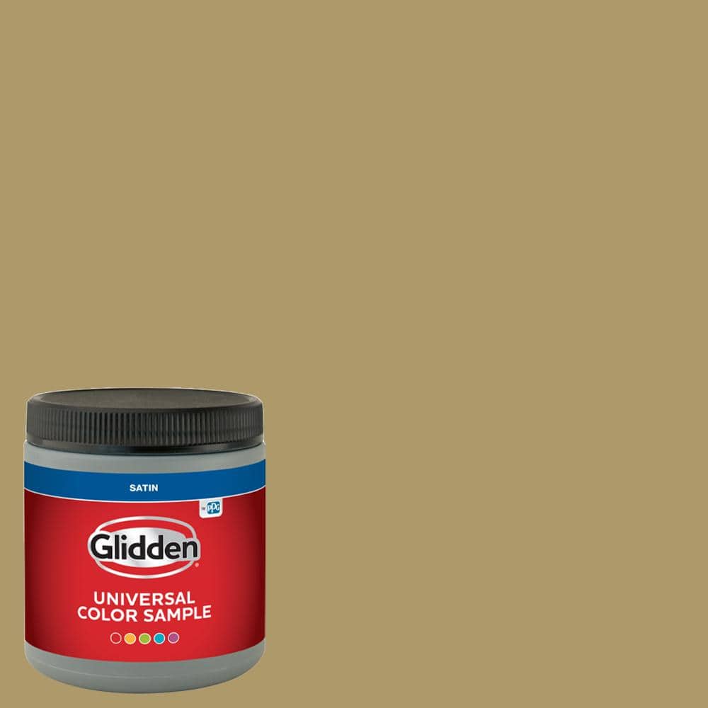 Glidden 8 oz. PPG1104-5 Cool Camel Satin Interior Paint Sample PPG1104 ...