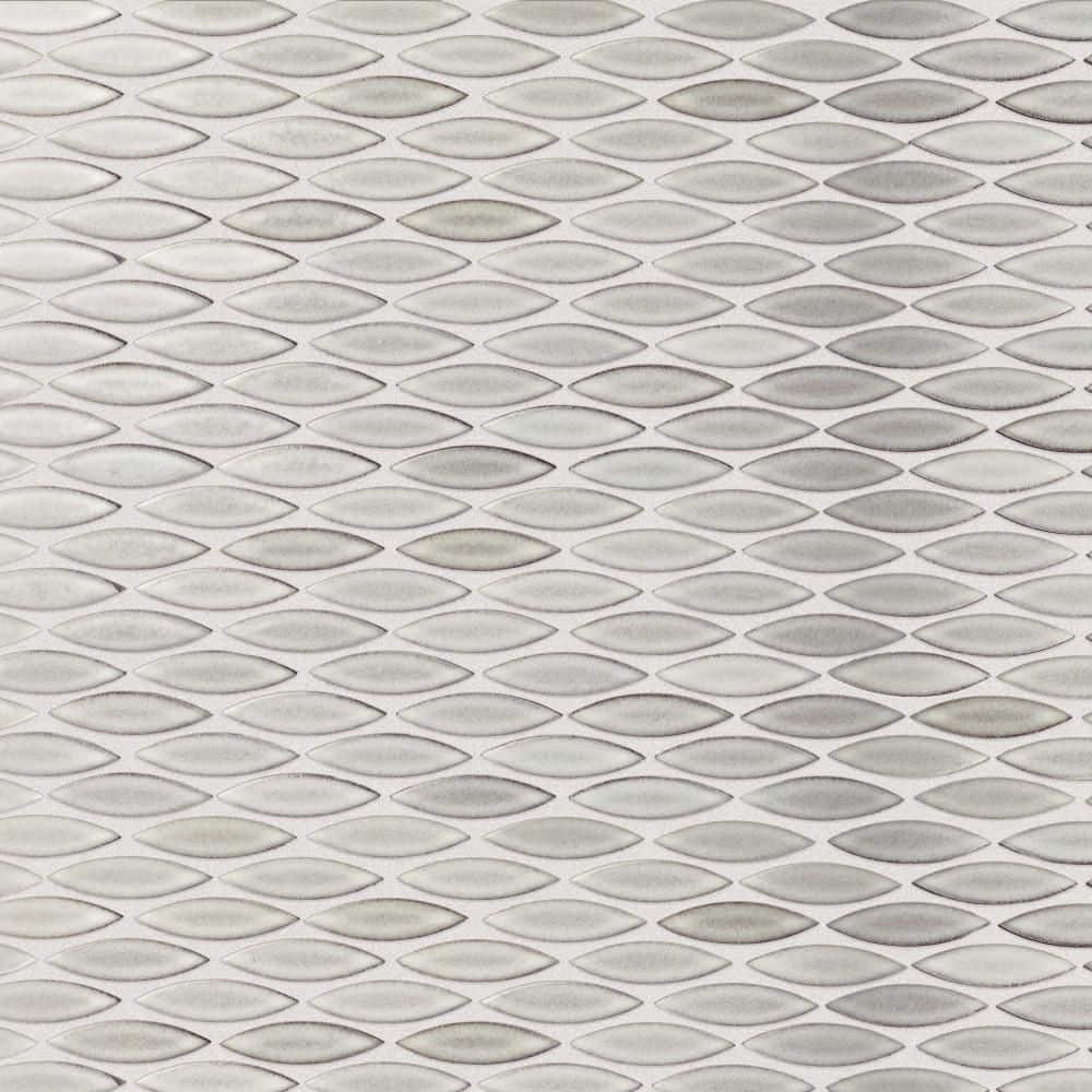 Merola Tile Pescado Satin Stone Grey 12 in. x 13 in. Porcelain Floor ...