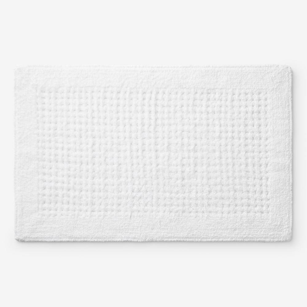 The Company Store Legends Hotel Mirage 30 in. x 25 in. White Bath Mat ...