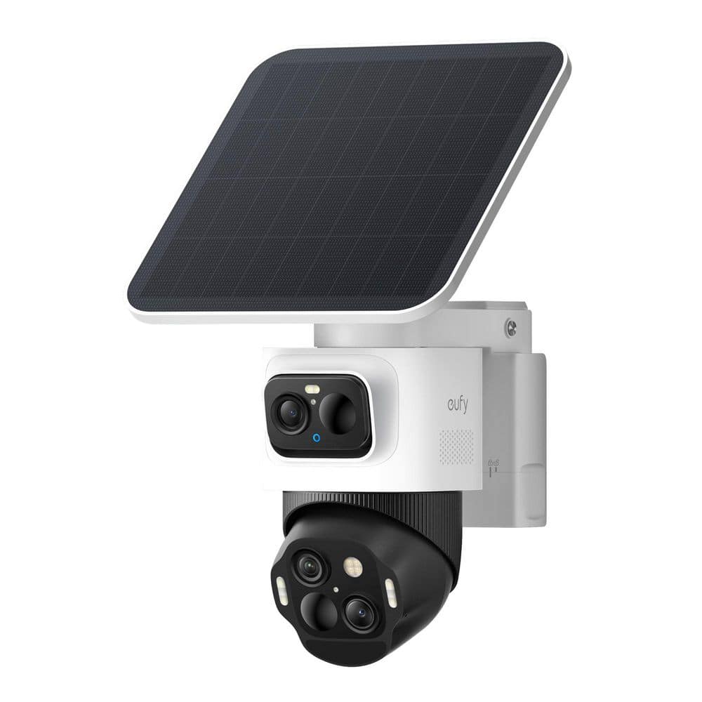 eufy S4 eufyCam Wireless Outdoor Smart Solar Security Camera with Pan ...