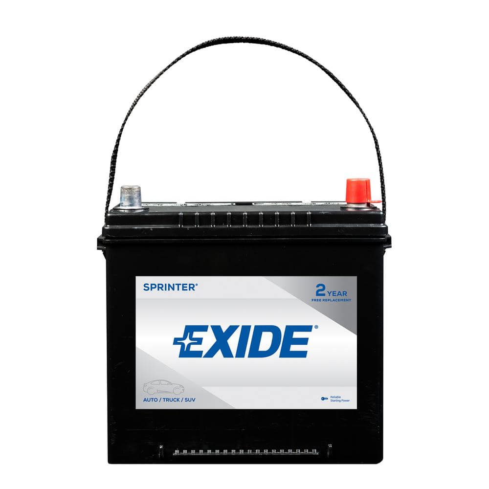 Exide SPRINTER 12 volts Lead Acid 6-Cell 35 Group Size 550 Cold ...