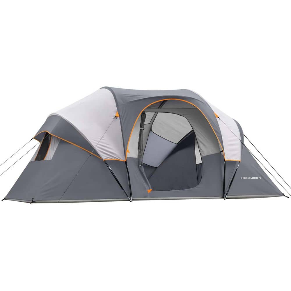 Zeus & Ruta 10-Person Gray Camping Tents Portable Easy Set Up Family ...