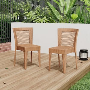 CHRISTOPHER KNIGHT HOME Oaklas Outdoor Patio Stackable Dining Chairs ...