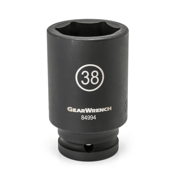 GEARWRENCH 3/4 in. Drive 6-Point Deep Impact Metric Socket 33 mm 84991 ...
