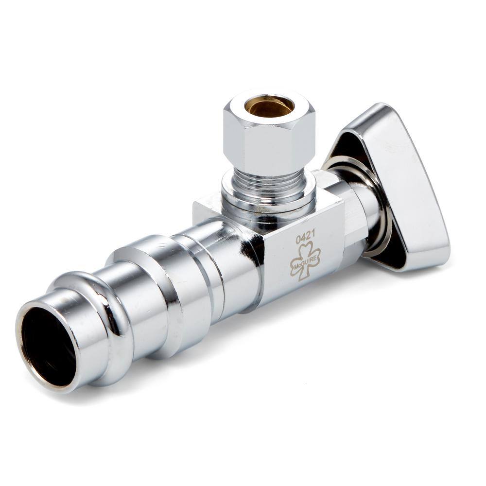 MCGUIRE MANUFACTURING CO., INC. BV2Press 1/4 in. Turn Ball Valve Pro ...