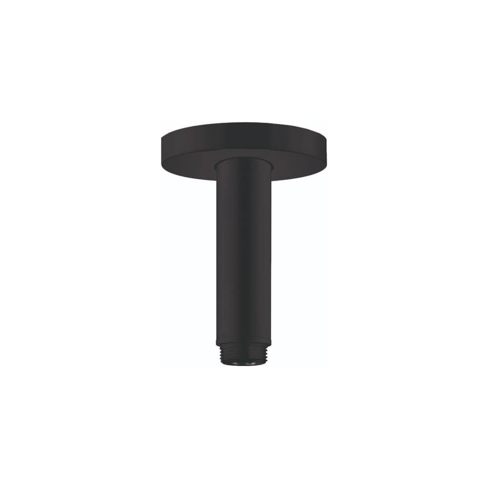 Hansgrohe Extension Pipe for Ceiling Mount Shower Head in Matte Black ...