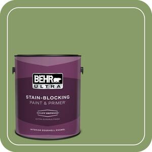 BEHR PREMIUM PLUS 8 oz. #M370-5 Agave Plant Semi-Gloss Interior ...