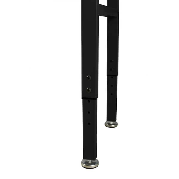 Frontier 48 in. W x 20 in. D Adjustable Height Wood Top Workbench Table ...