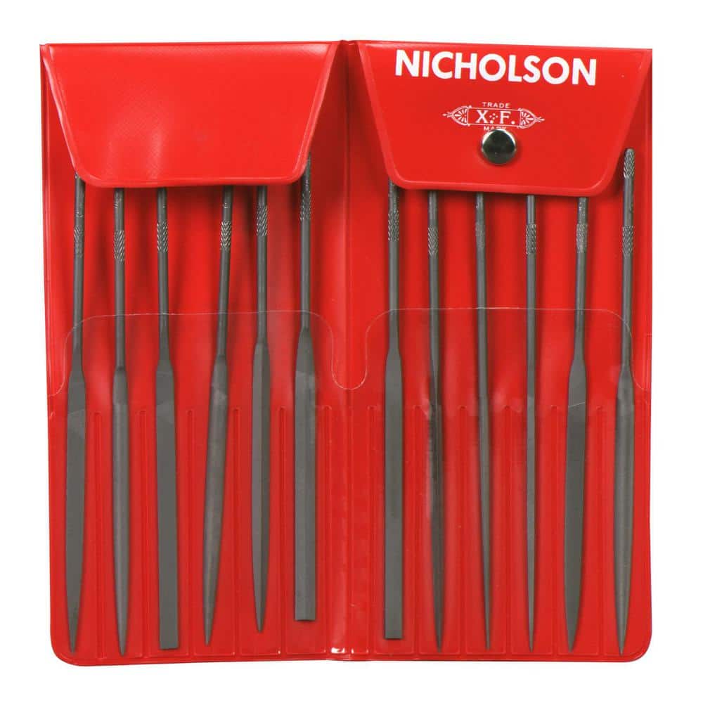 Crescent Nicholson 4 in. Miniature 0-Cut Swiss Pattern Assorted File ...