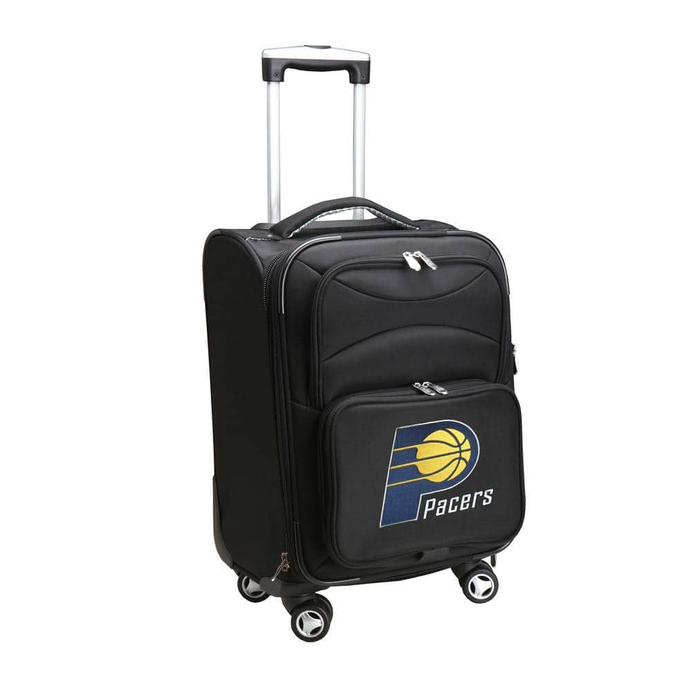 Denco NBA Indiana Pacers 21 in. Black Carry-On Spinner Softside ...