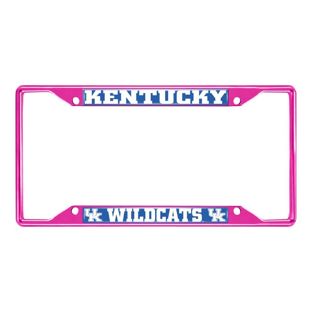 FANMATS Universal Fit University of Kentucky License Plate Frame - Pink ...